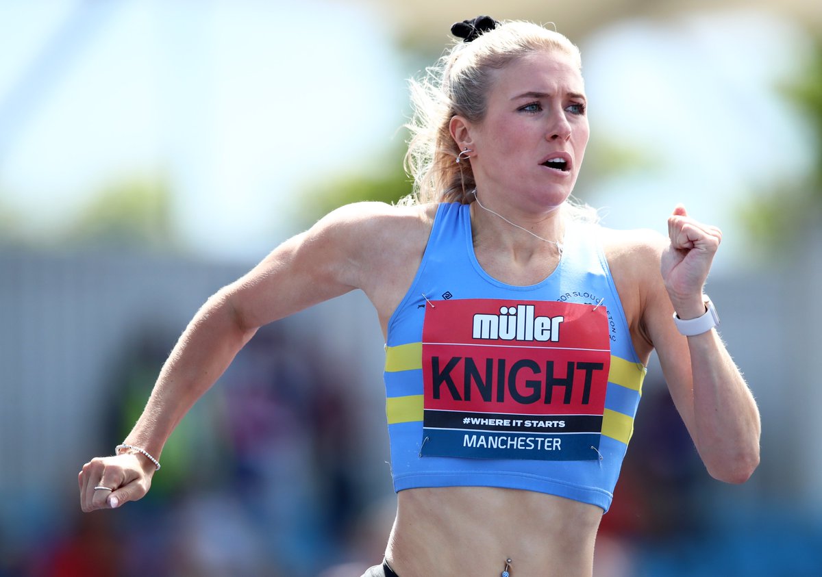 The women's 400m hurdles final is set as Jessie Knight sets the fastest ...