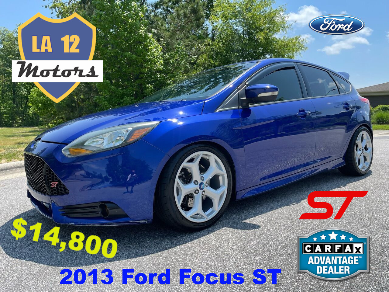 2022 Ford Focus St Blue