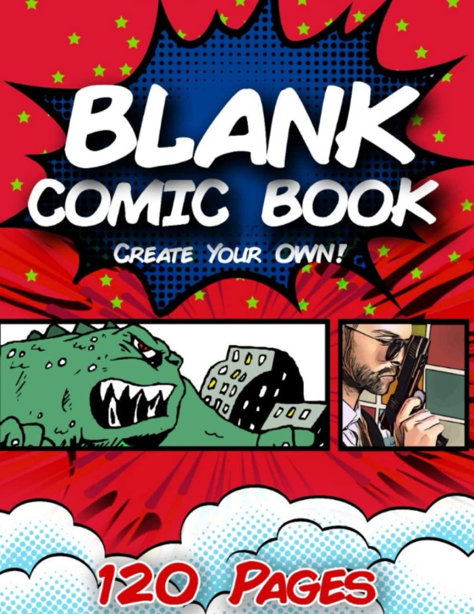 READ BOOKs Blank Comic Book: Create Your Own | Write and Draw Comic ...