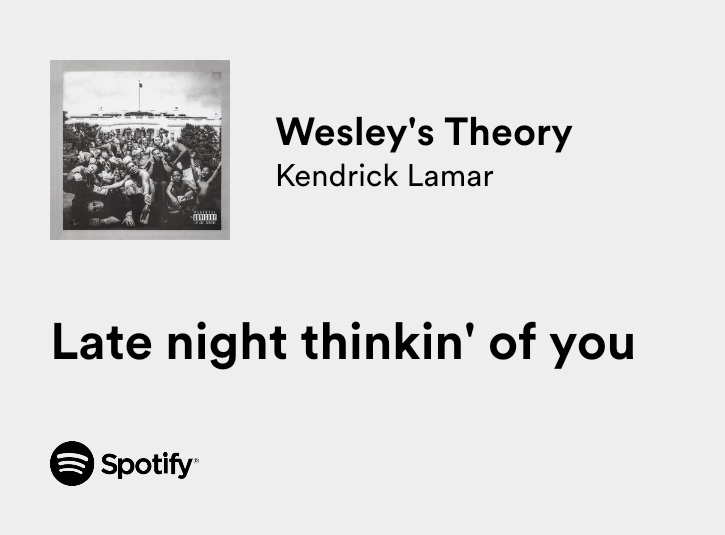 Relatable Iconic Lyrics On Twitter Kendrick Lamar Wesleys Theory