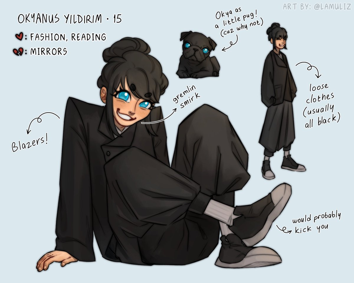 「Little gremlin child !!!!! [OCs] 」Lamu 🎗️🇵🇸の漫画