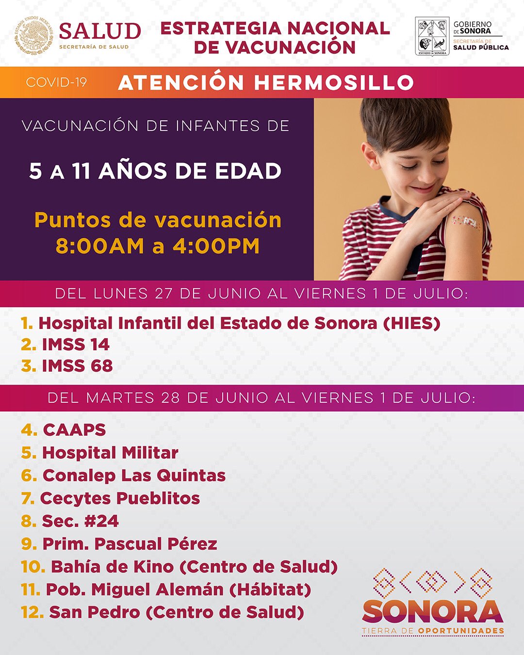 Salud Sonora On Twitter 馃煚 隆atenci贸n Hermosillo Apartir De Este