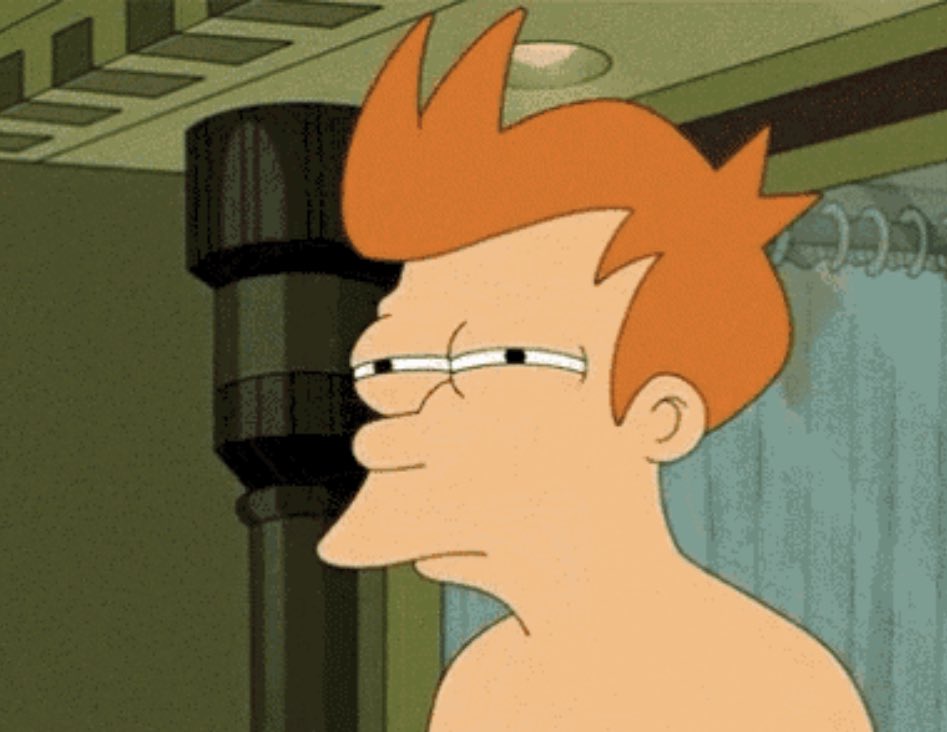 Fry Suspicious Gif
