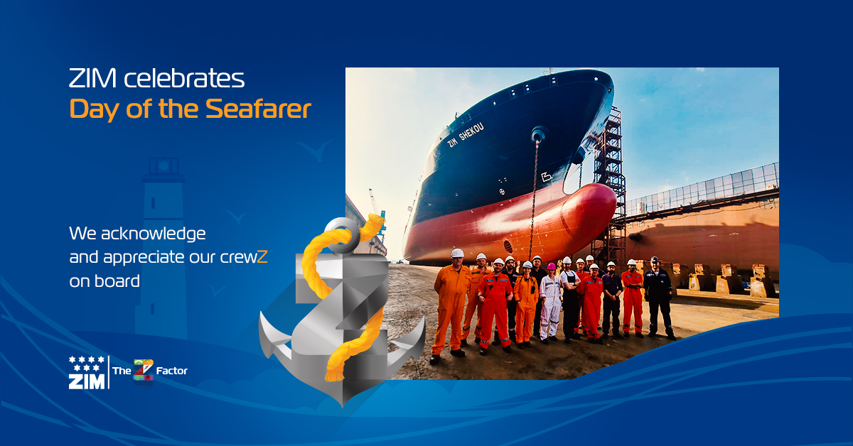 ZIMShipping: ZIM celebrates #DayoftheSeafarer to acknowledge mariners ...
