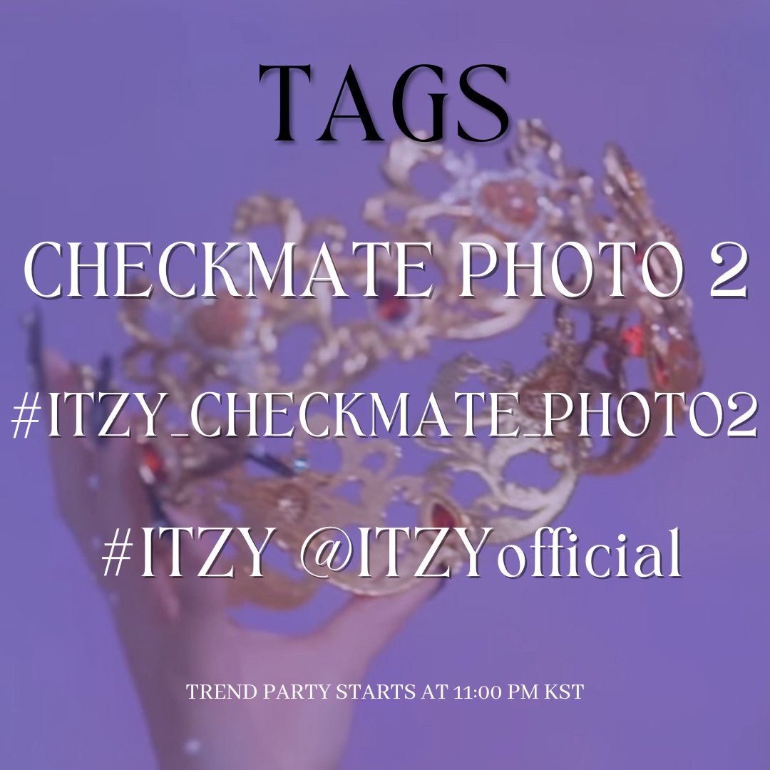 ITZY UNION on Twitter: "MIDZYS! Do not forget that #CHECKMATE 2nd Photo Teaser will be out today ...