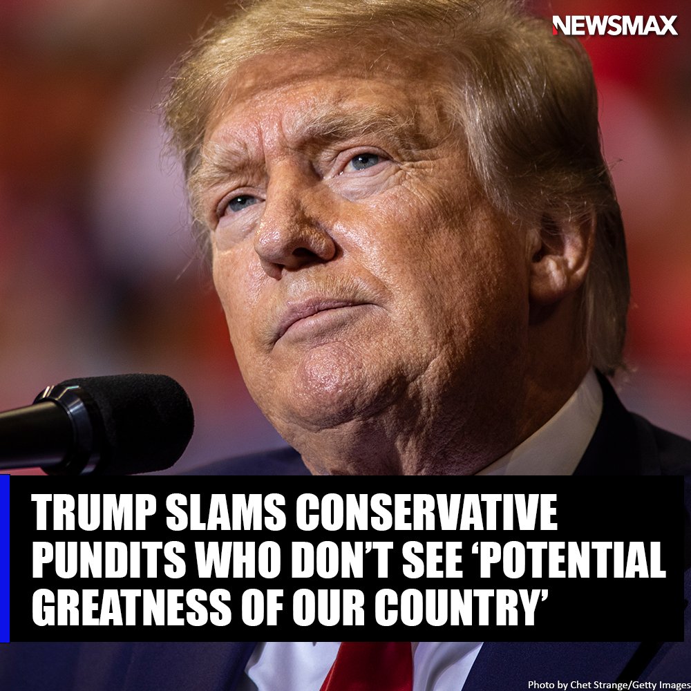 Former President Donald Trump slammed three conservative-leaning ...