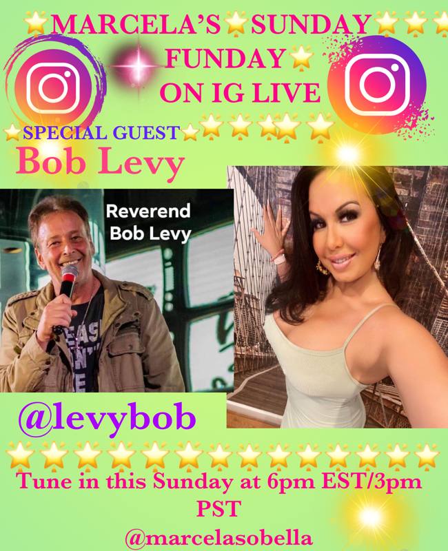 Comedian Rev. Bob Levy Guests on Marcela Alonso's 'Sunday Funday' This ...