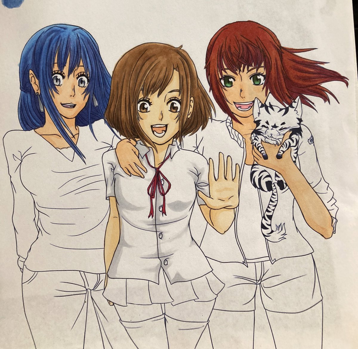 2012] i made a group of ocs "inspired" by one piece. dnndjd」maddy 💛🧡🍑の漫画