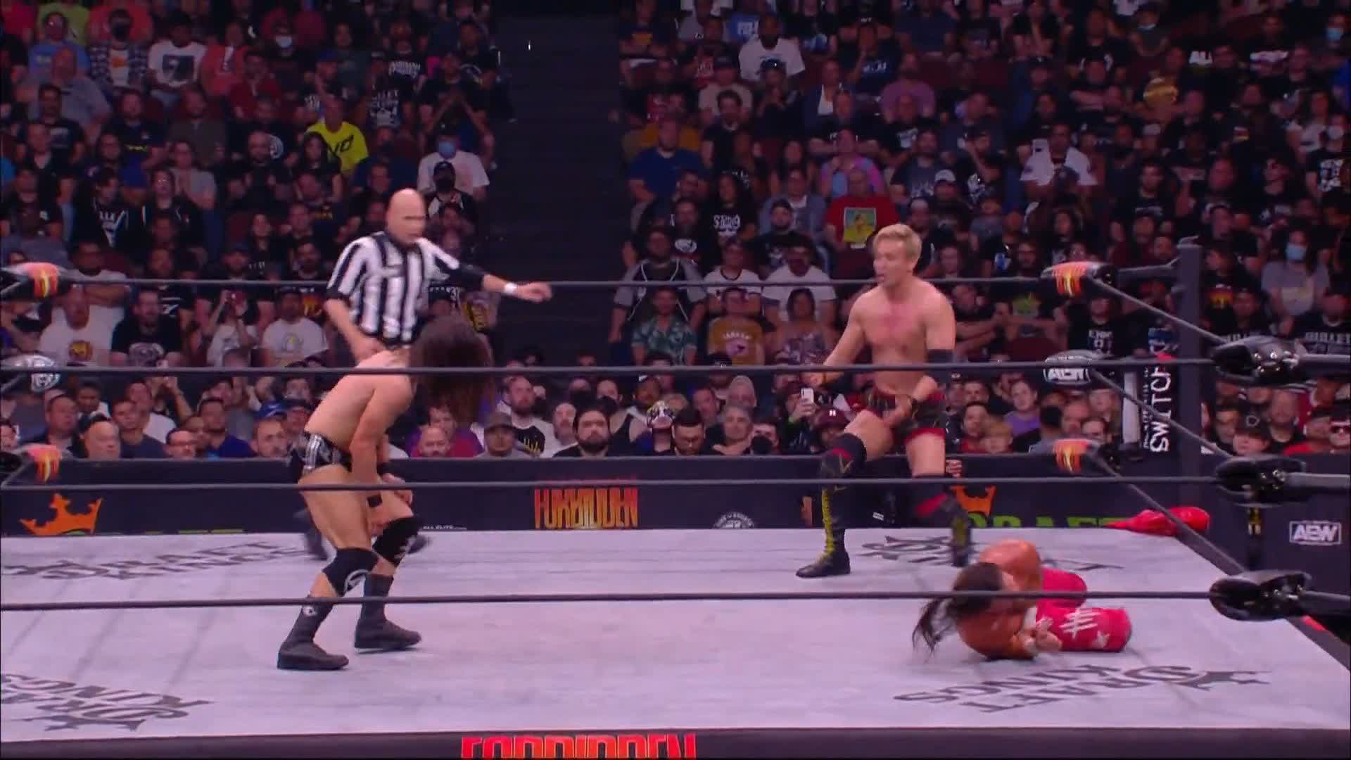 All Elite Wrestling on Twitter: "Standing dropkick by @rainmakerXokada here at #ForbiddenDoor ...