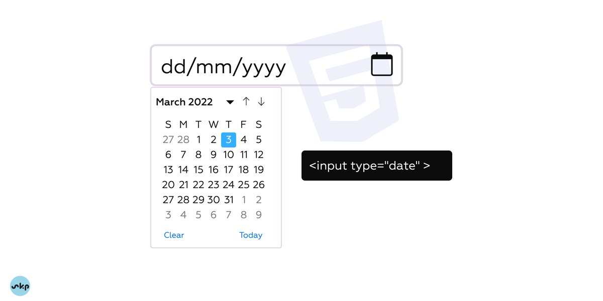 5 Date-Based Input Types in HTML ⇩ - المسلسل من Swapna Kumar Panda ...