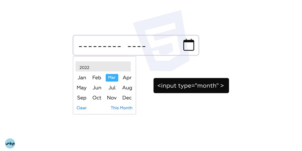 5 Date-Based Input Types in HTML ⇩ - Thread from Swapna Kumar Panda ...