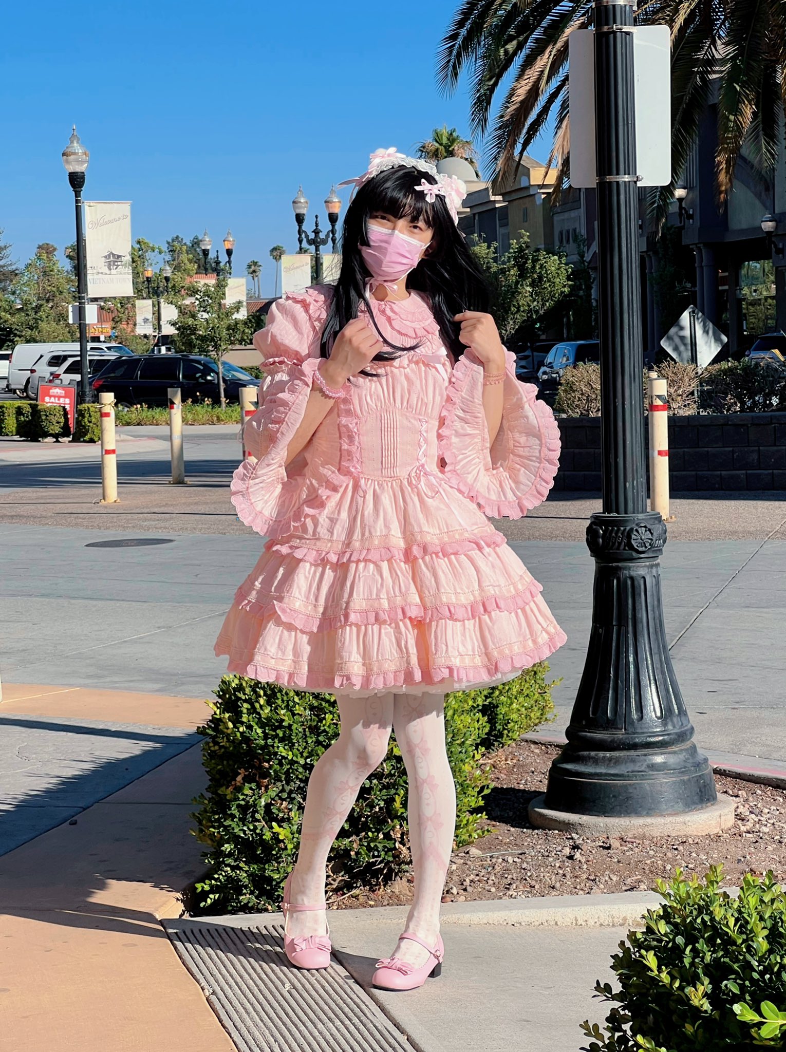 HimeUzuki on Twitter: "一些比较日常的古早doll感🎀 去吃法餐！蜗牛蜗牛蜗牛🐌 📷: @Alice__486 #lolita #lolitadress # ...