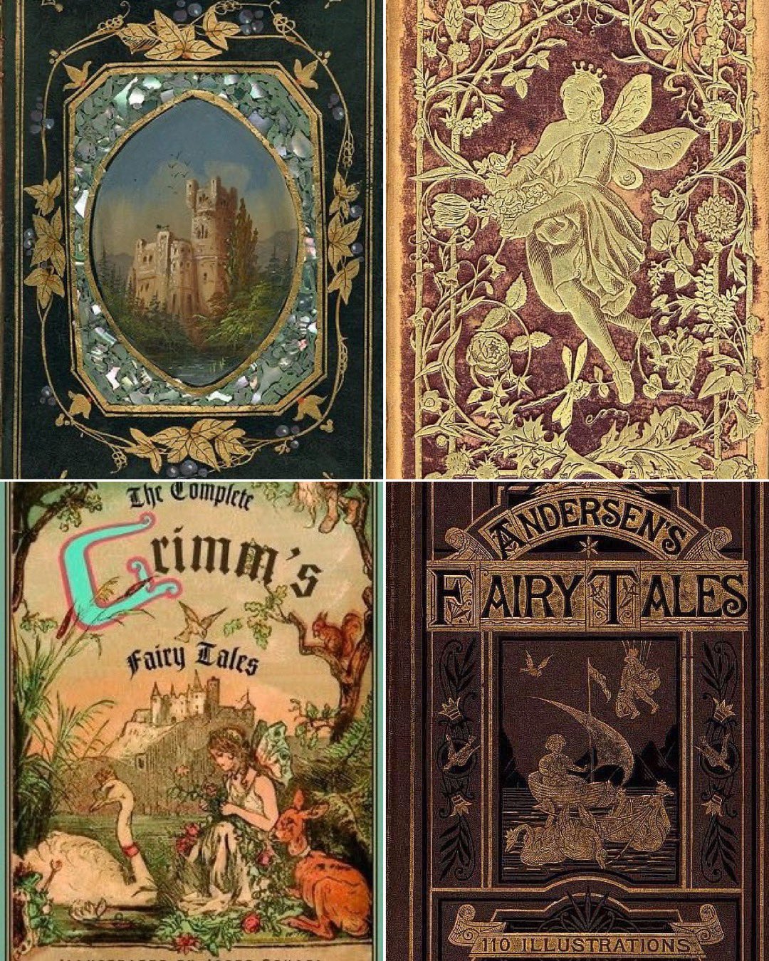 Antique Fairy Tale Book Cover