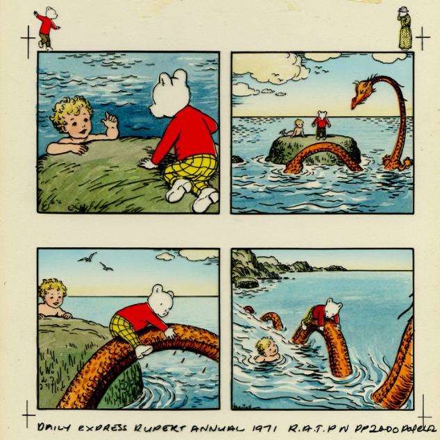 The Cartoon Museum on Twitter: "Here's some #MondayInspiration: a Rupert the Bear comic strip by ...