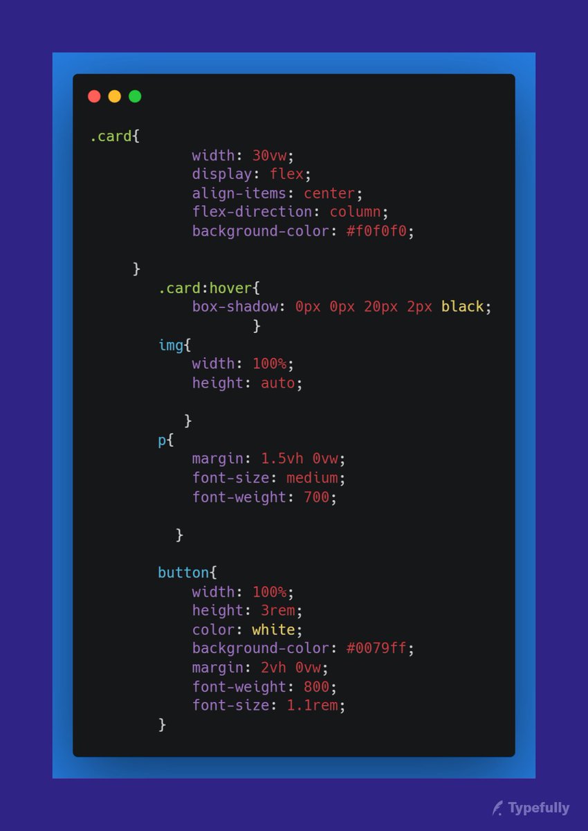 Lets create a simple Card using HTML and CSS - المسلسل من Sajid ...