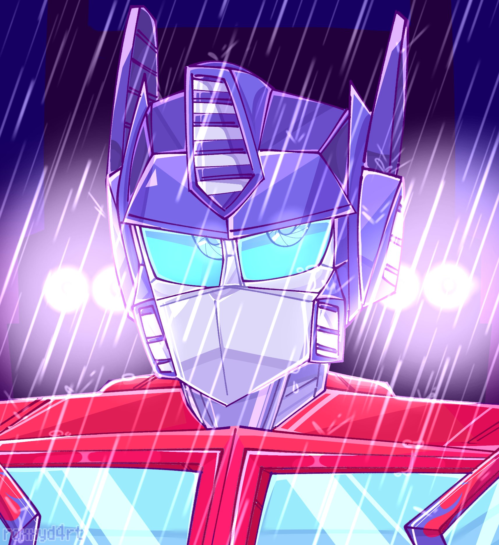 Transformers Optimus Prime Face