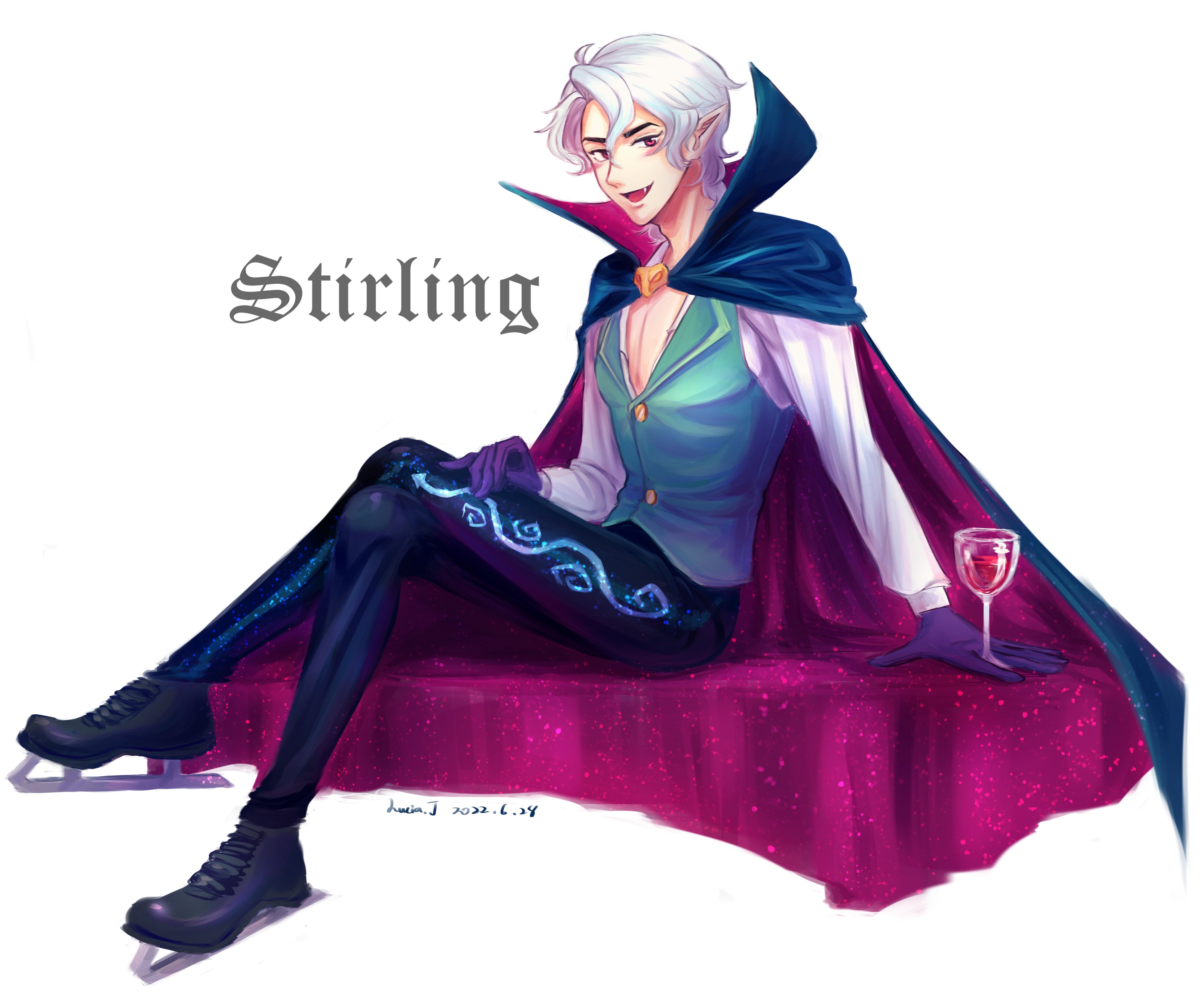 Lucia.J👆😑👇 on Twitter: "Stirling 🐍 ️ Your sexy vampire is online 🥹 #BlushBlush https://t.co ...