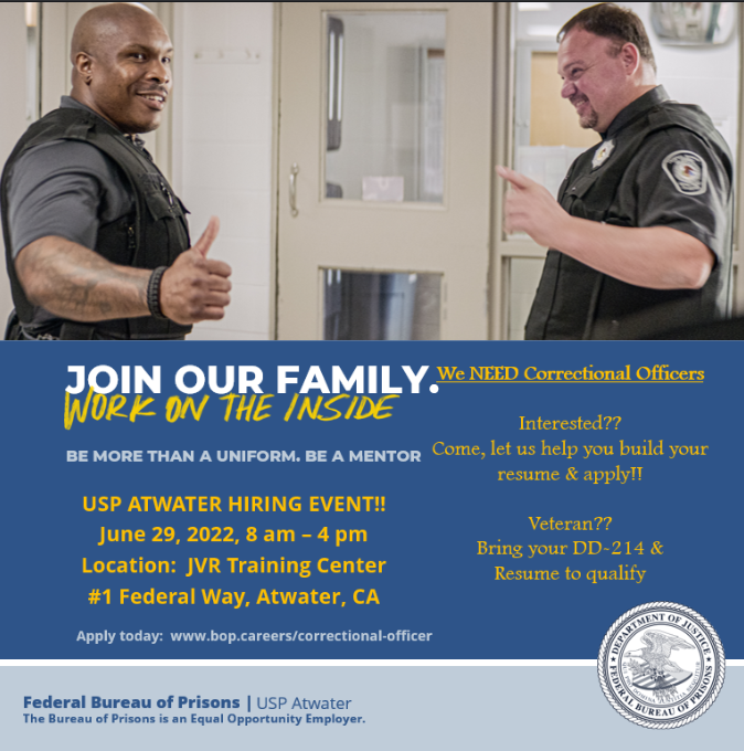 Federal Bureau Of Prisons Correctional Officer