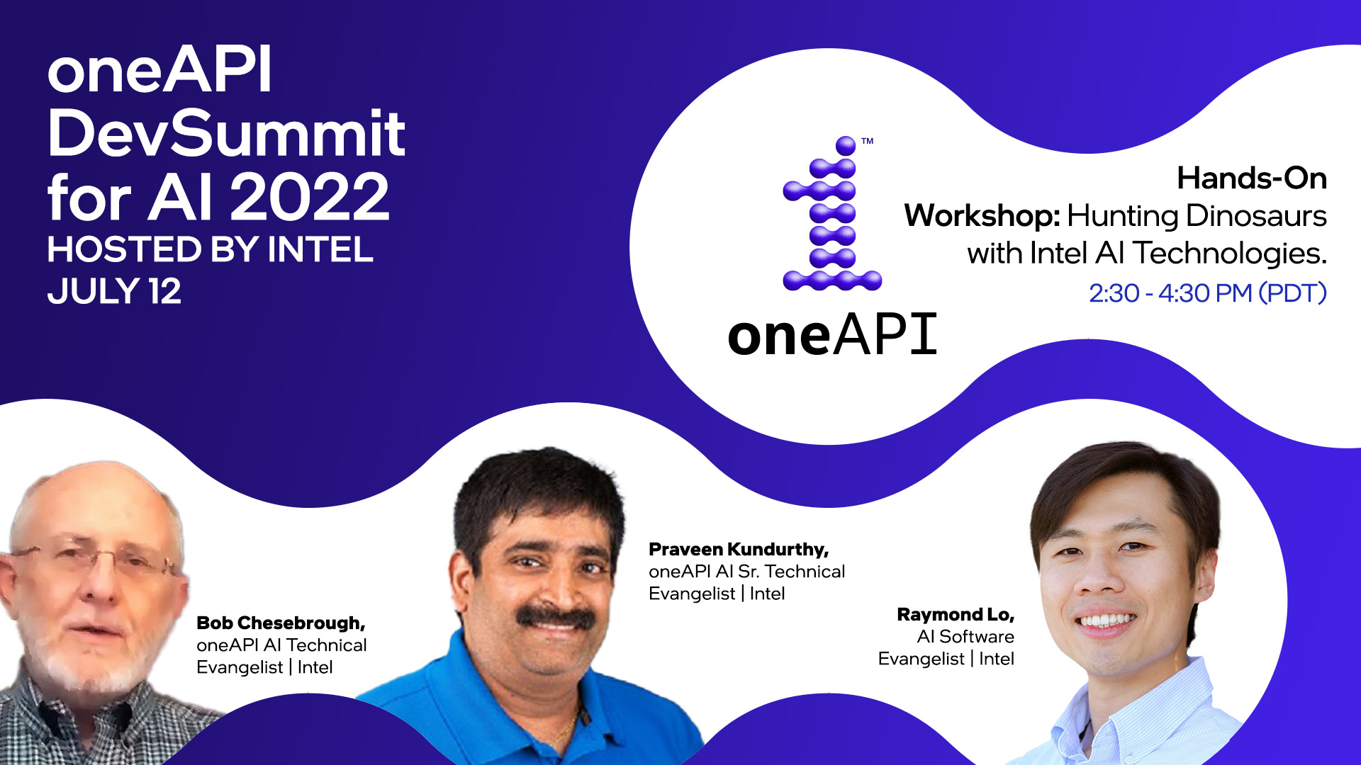 Software Dev Tools on Twitter: "During the oneAPI DevSummit at AI, Bob Chesebrough, @raymondlo84 ...