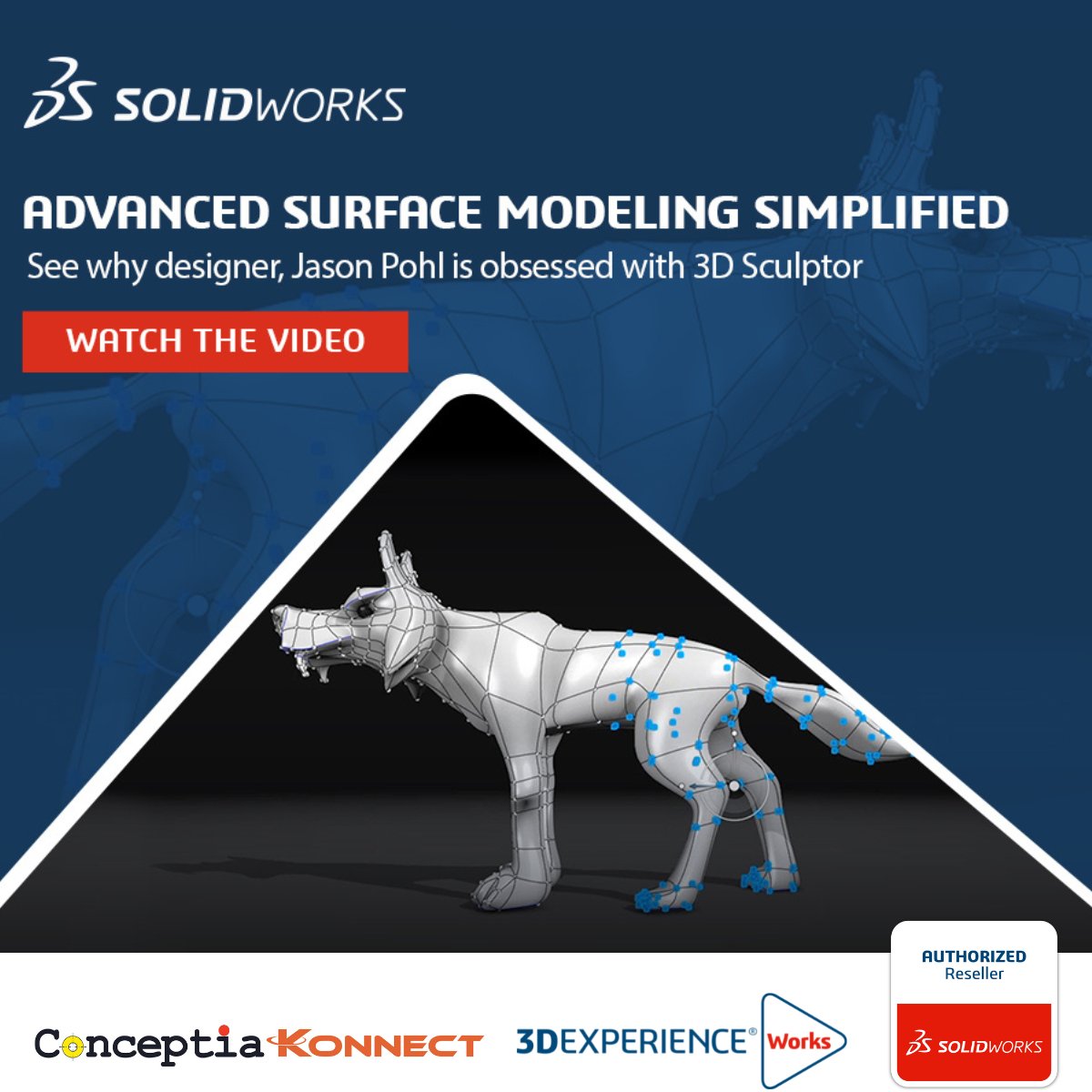 Conceptia Konnect on Twitter: "Complex Surface Modeling Simplified. If you're a SOLIDWORKS user ...