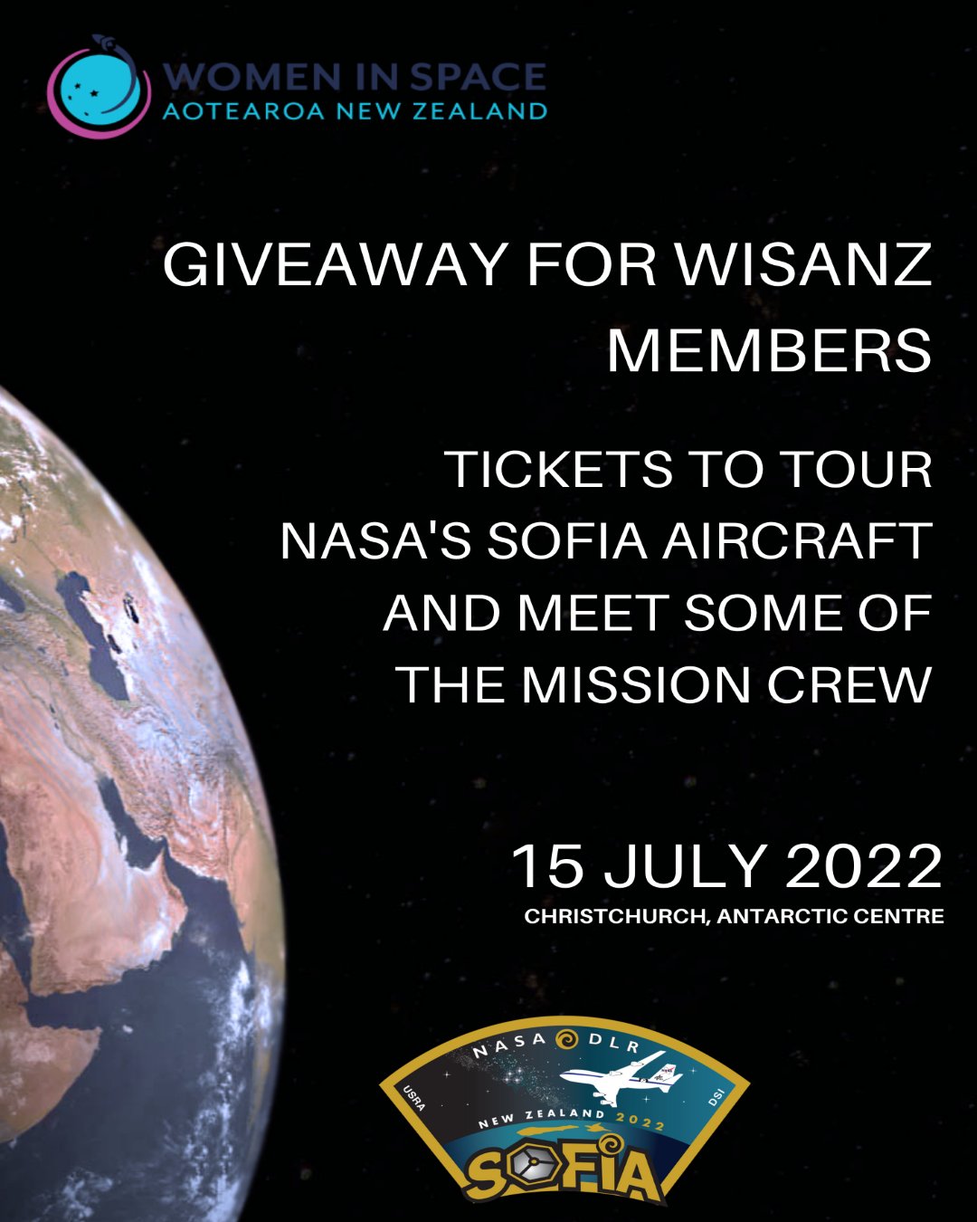 Women in Space Aotearoa New Zealand on Twitter: "WISANZ, with the generous support of NASA & DLR ...