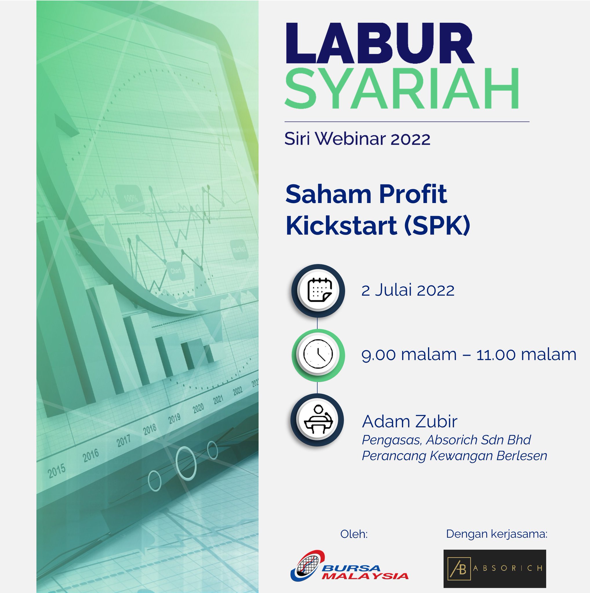 Bursa Malaysia Bhd on Twitter: "2. Invest Shariah Webinar Series 2022: Saham Profit Kickstart ...