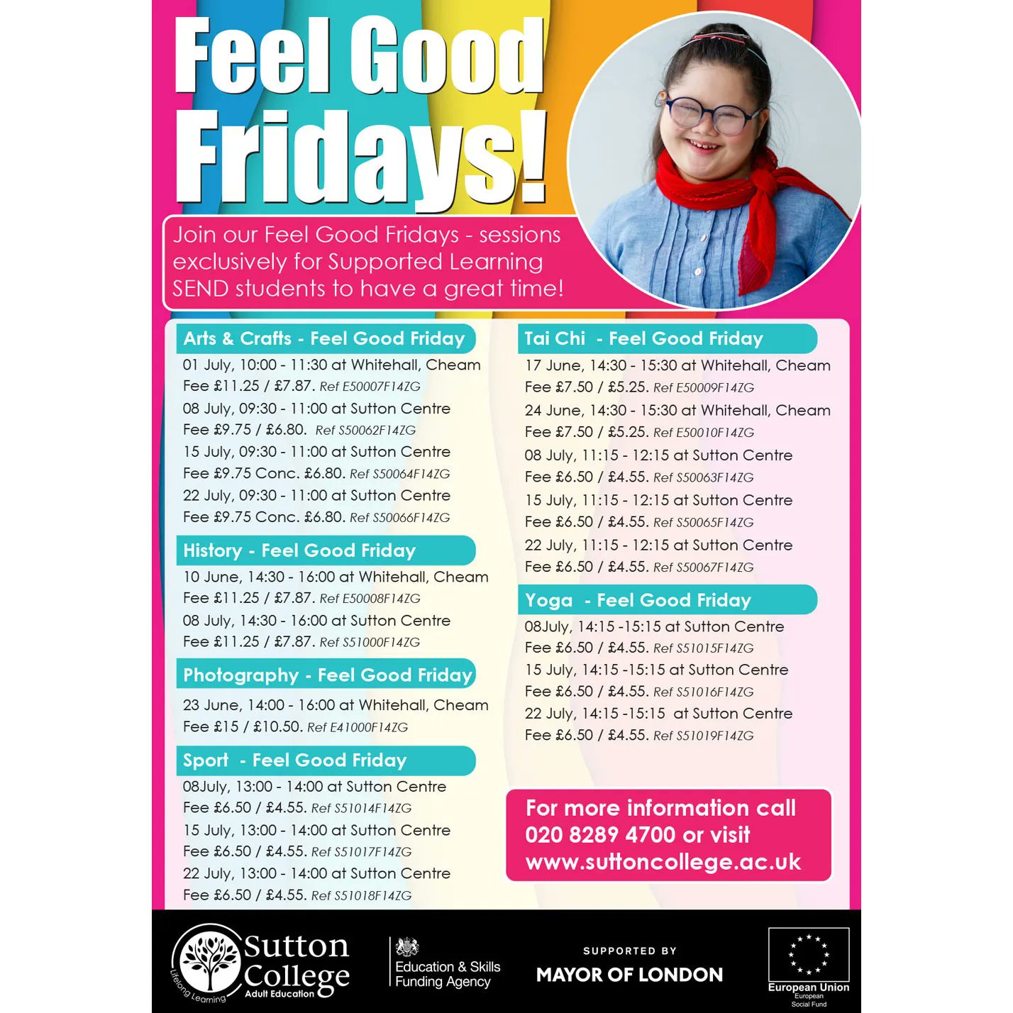 Part-time courses at Sutton College - daytime, evenings and weekends ...