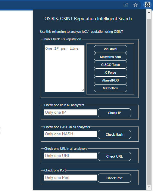 Daily OSINT on Twitter: "If you want to analyze the reputation of IoCs ...