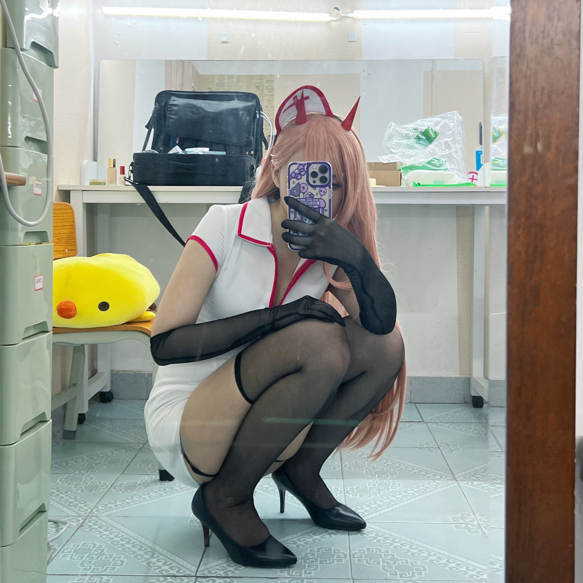 Cien_cosplay on Twitter: "拉不出屎 #cosplay #chainsawman #power https://t.co/pgrBTL5yOz" / Twitter