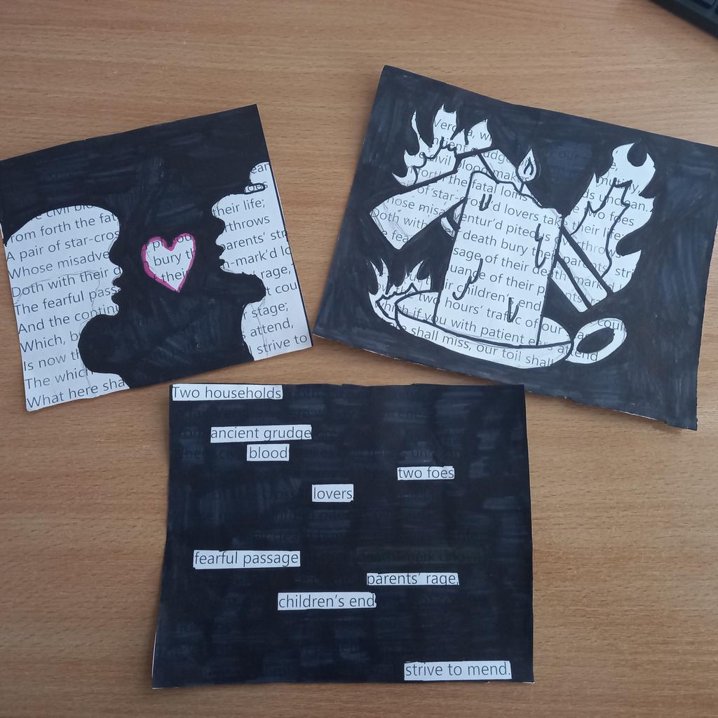 Miss L. Quinn on Twitter: "S3 love a spot of 'blackout' work: this time ...