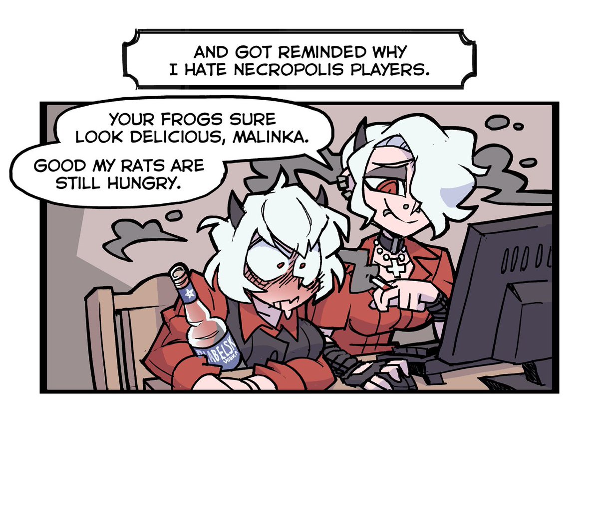 「helltaker vs monster camp 」Łukasz Piskorzの漫画