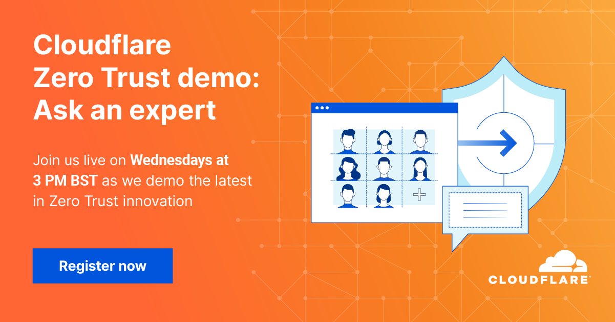 Cloudflare on Twitter: "Join us tomorrow as we demonstrate Cloudflare ...