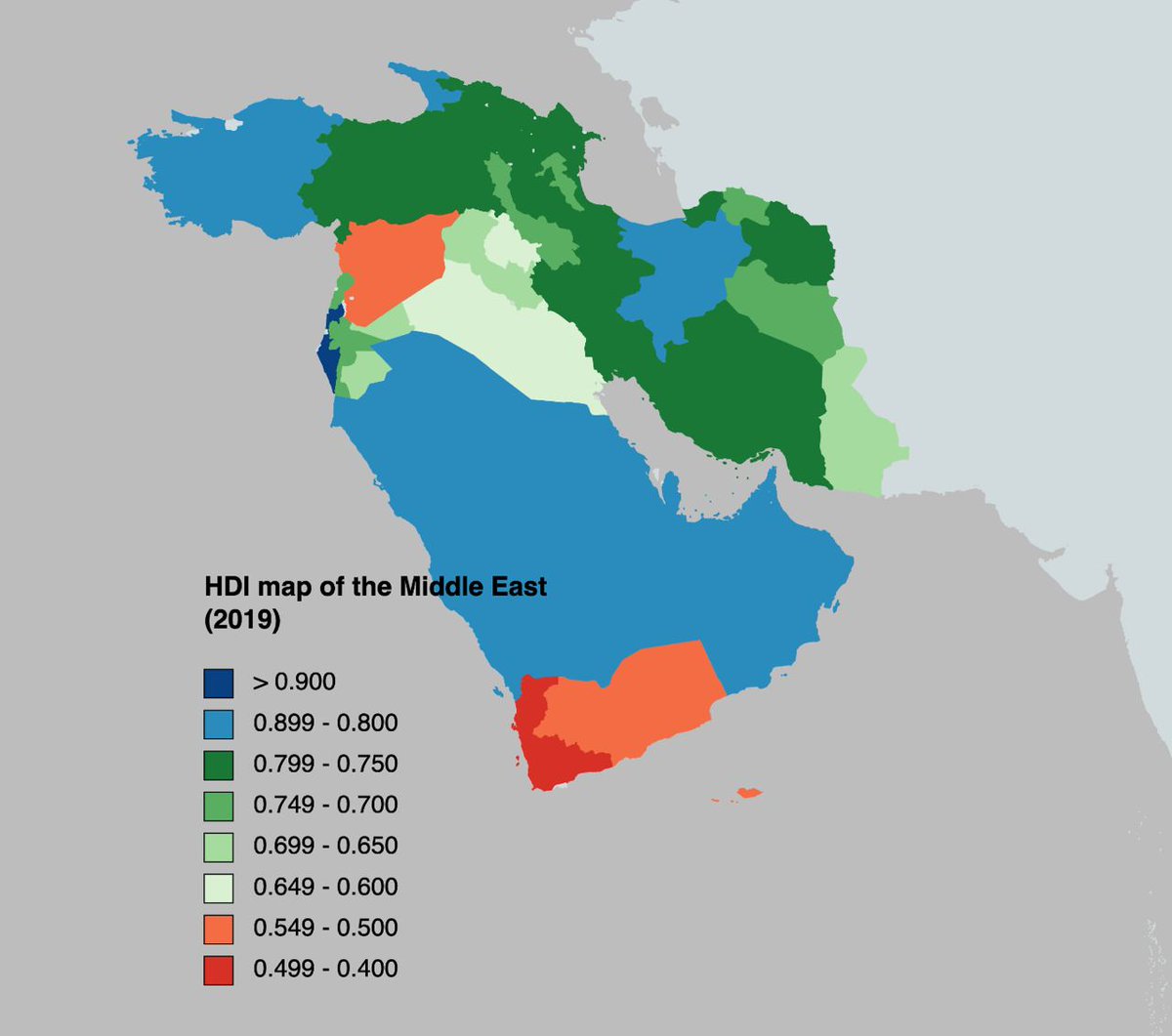 Human Development Index map of the Indian Subcontinent (2019) - المسلسل ...