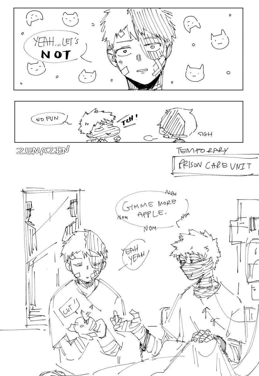 「when you have a Ghost Touya? VS Dabi aka. burn Touya ver. RE」Zenazenの漫画