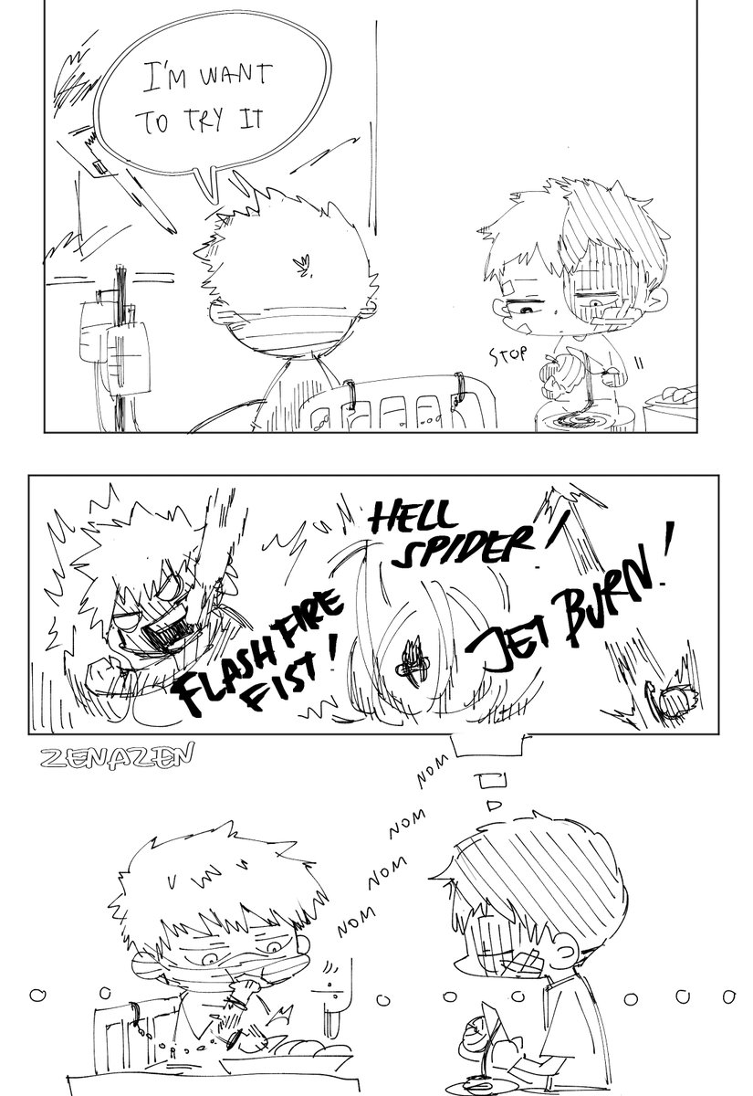 「when you have a Ghost Touya? VS Dabi aka. burn Touya ver. RE」Zenazenの漫画