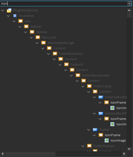 ScriptOn on Twitter: "Today I learned you can add class types to the end of searches ex: "Icon ...