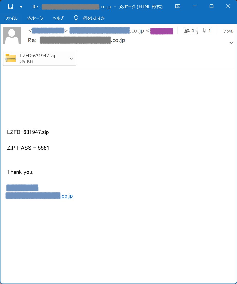 bom on Twitter: "2022/06/29(水) 引き続き #Emotet E4/E5からメール送信しています。 E4 xls添付、パスワード付きzip添付->xls https ...