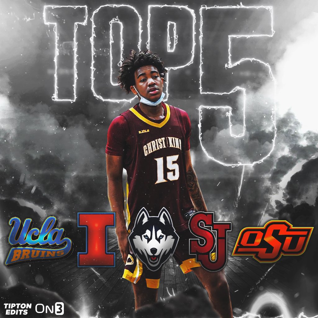 Joe Tipton on Twitter: "2023 four-star Brandon Williams has announced his top five schools with ...