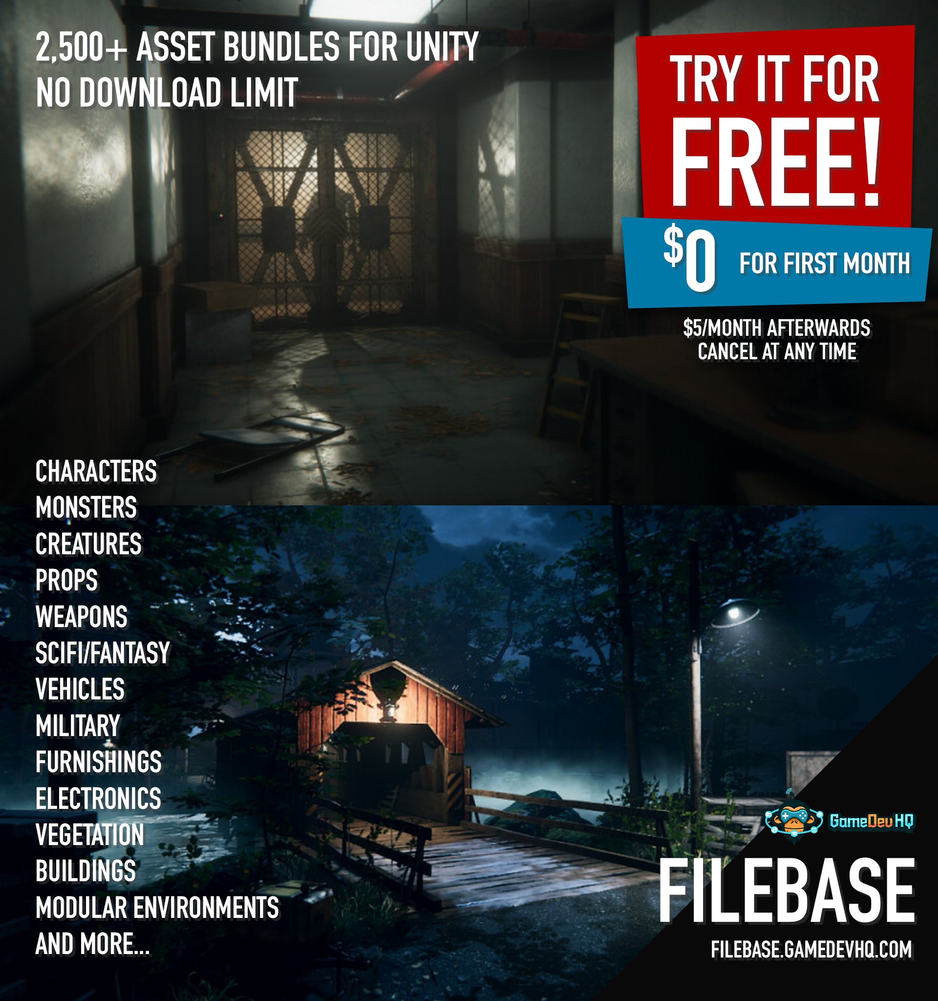 GameDevHQ on Twitter: "Beautiful Game Assets in Unity FREE trials here - use this code ...