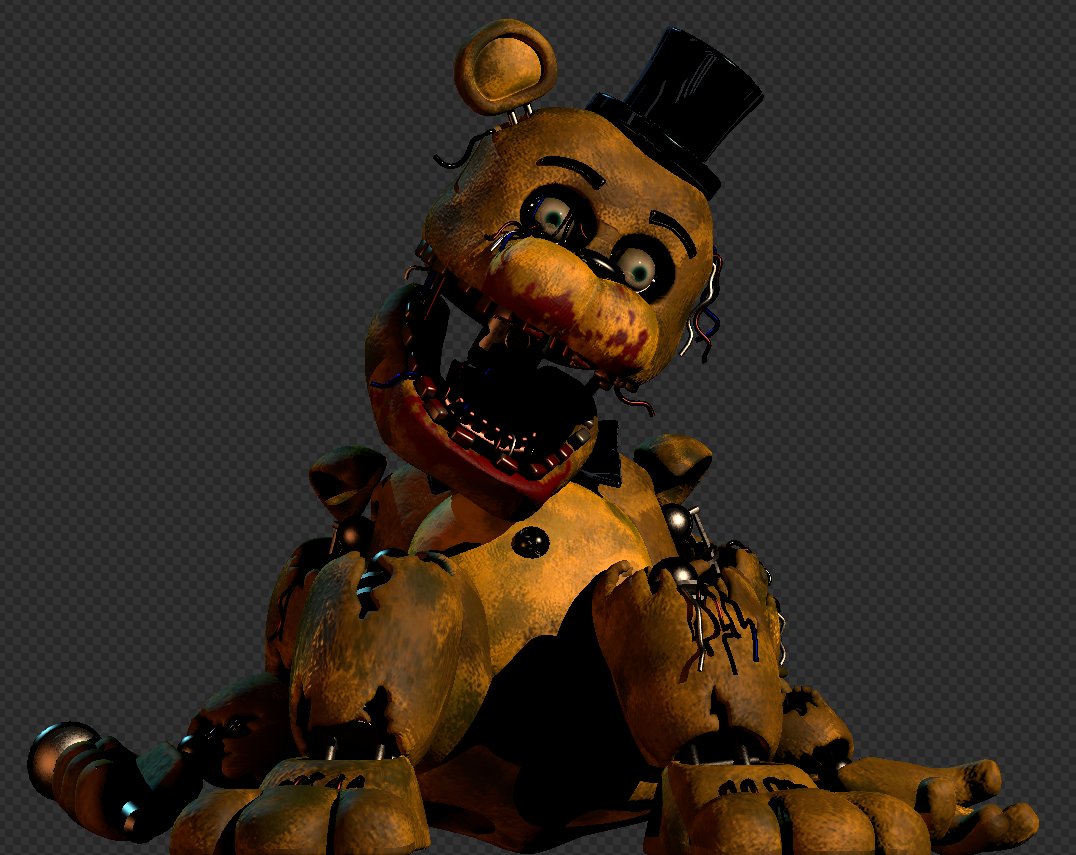Withered Golden Freddy