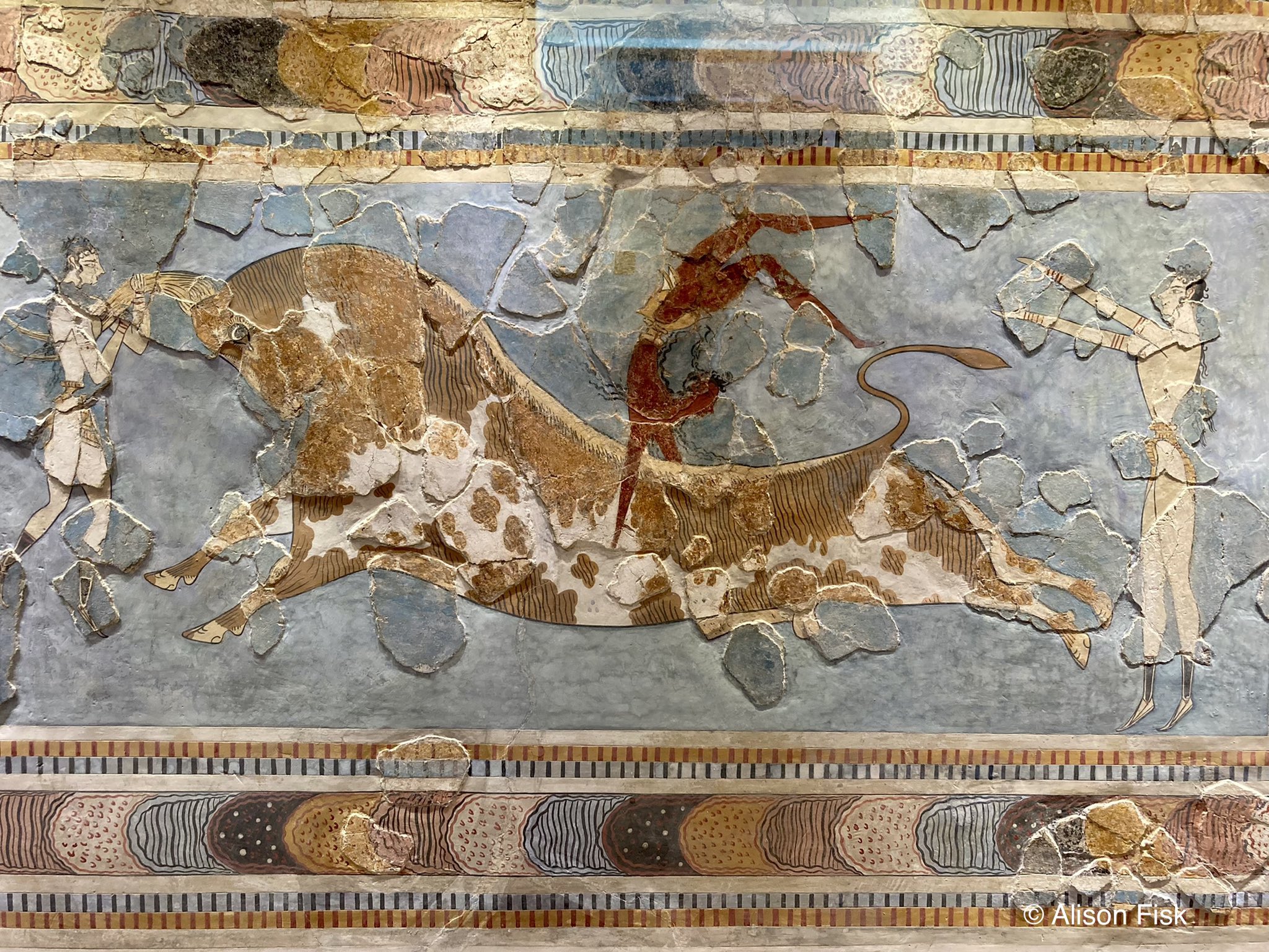 Bull Leaping Fresco