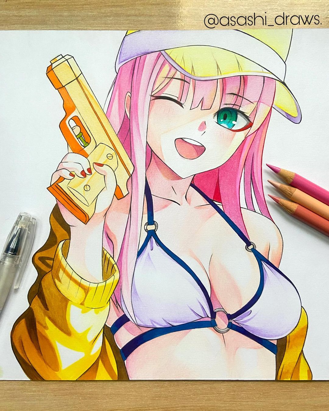 Asashi draws on Twitter: "Zero two 💕 @asashi_draws https://t.co/hTfW8AK7iw" / Twitter