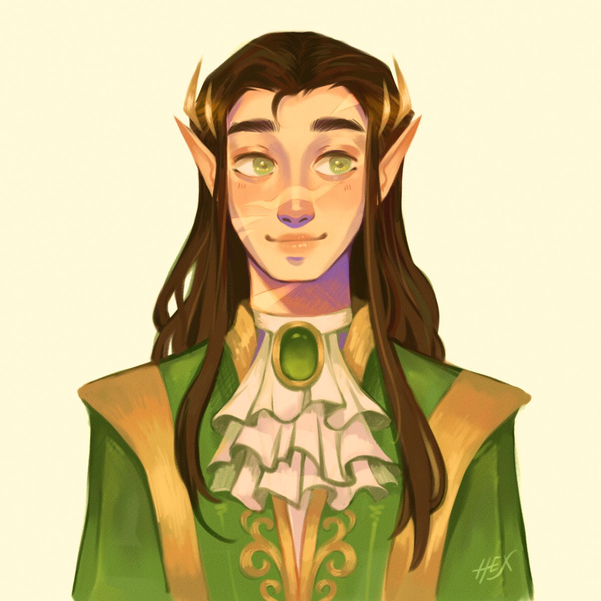 「i miss tree elf scar [ #hermitcraftfana」|Hex🚦💫 | exhausted arcのイラスト