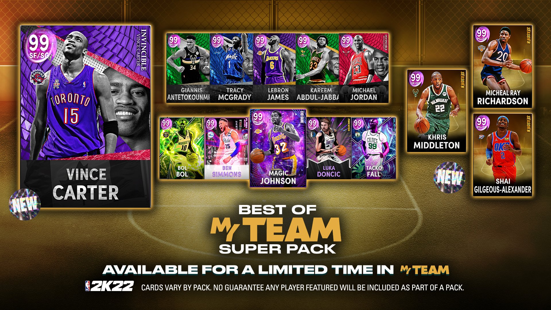 NBA 2K MyTEAM on Twitter: "Invincible Vinsanity ️ Best of MyTEAM Super Packs feature Vince ...