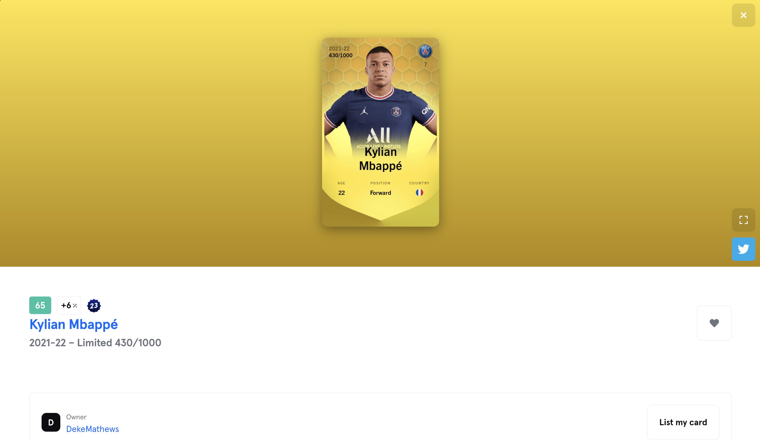 Sorare Deke (@SorareDeke) / Twitter