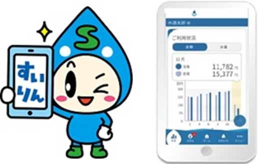 堺市上下水道局「すいちゃん」【公式】 On Twitter すいりん 水道料金・下水道使用料のお支払いにクレジット決済を利用できるで
