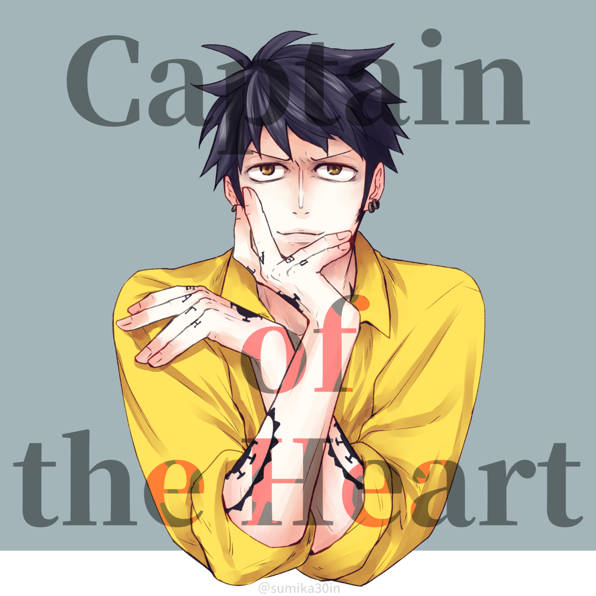 トラファルガー・ロー 「ハートの船長さん 」|住処🍔5/4GLCのイラスト