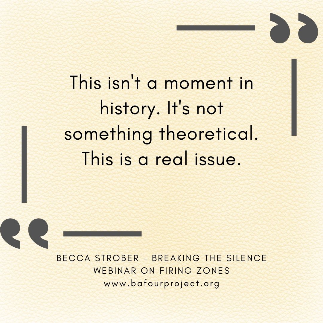 Balfour Project on Twitter: "Did you miss ‘People live here: the 918 firing zone and threat of ...
