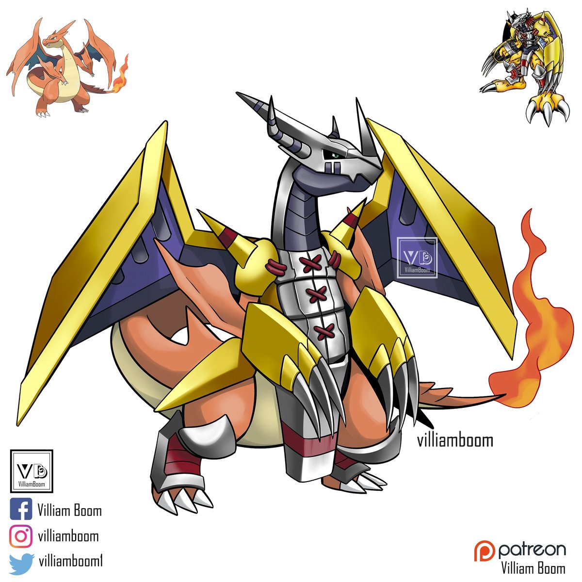 Wargreymon Vs Charizard