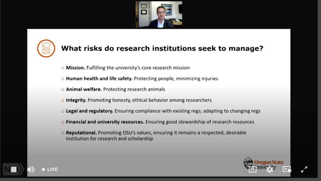 NIH engagement meeting on Dual Use Research of Concern happening today ...